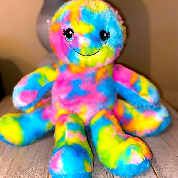 Build-A-Bear | Toys | Build A Bear Octopus Tie Dye Rainbow Plush 6 ...